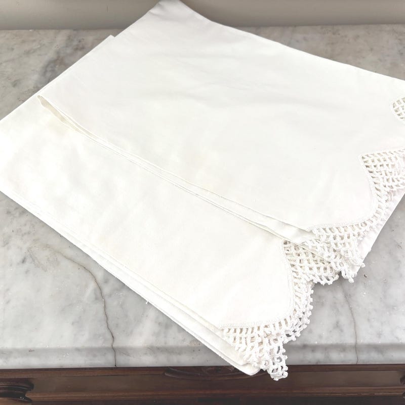 Lace Pillowcases - Etsy