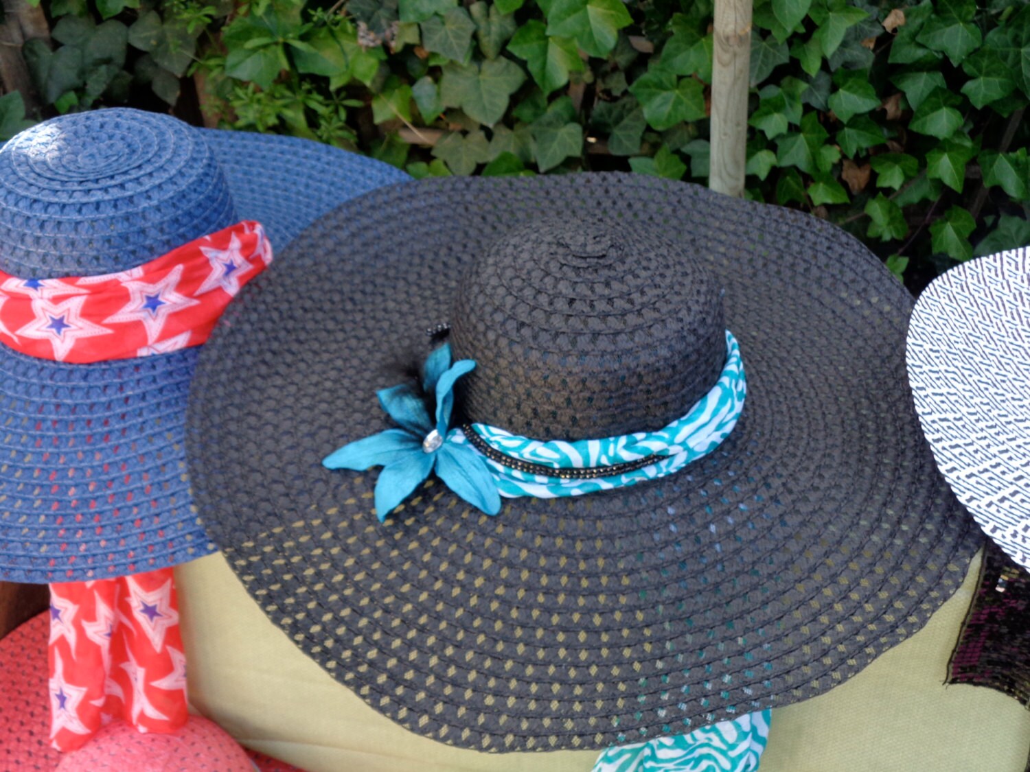 Sun Bonnet, Summer Hat, Wide Brimmed Hat - Etsy Denmark