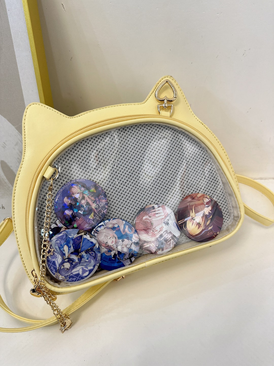 Cat Ita Bag Shoulder & Crossbody Style Everyday Ita Bag With Strap ...