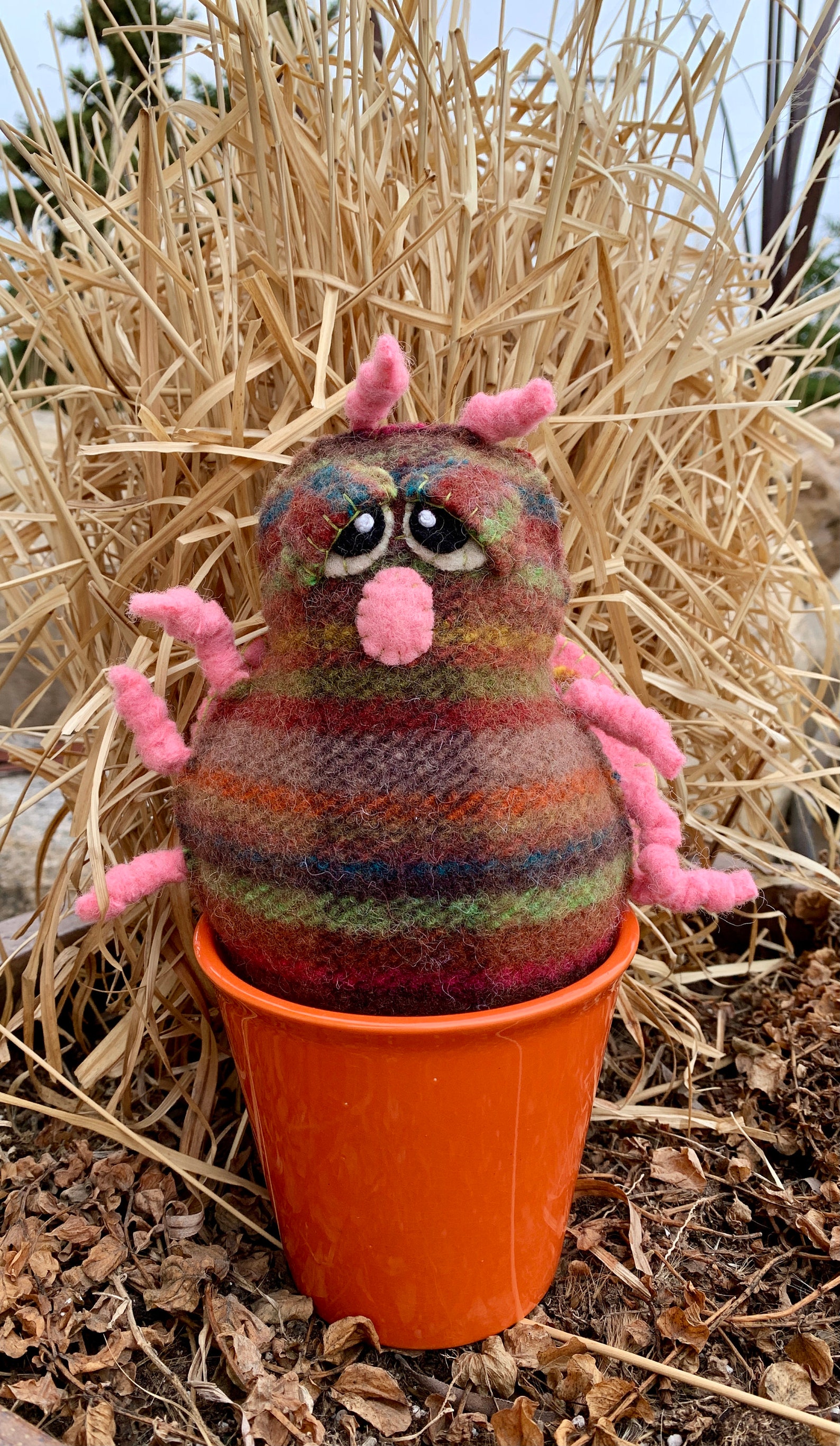 Bug Stuffed Bug Hand Made Bug Wool Bug One of a Kind Bug | Etsy