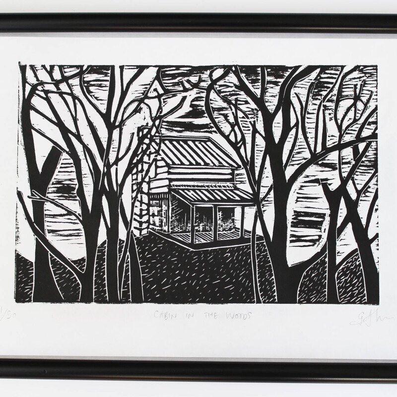 Woodcut Art - Etsy