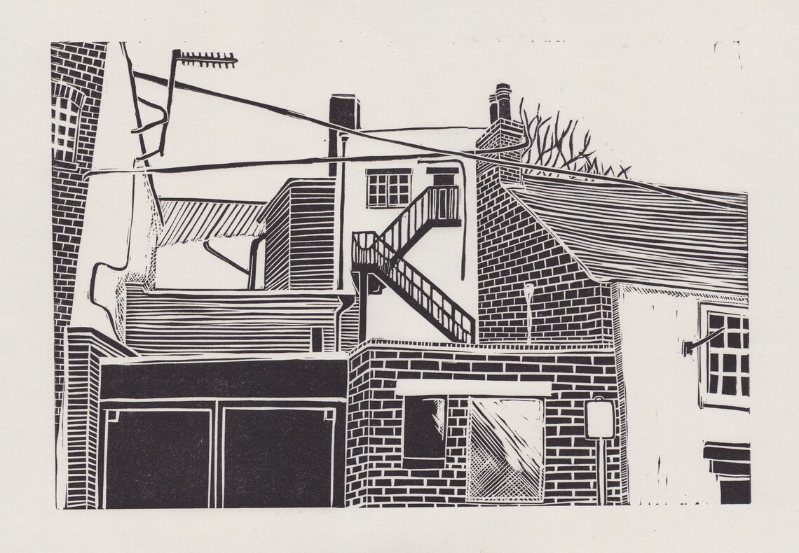 Backstreet City Hove Brighton East Sussex Urban Landscape Cityscape ...