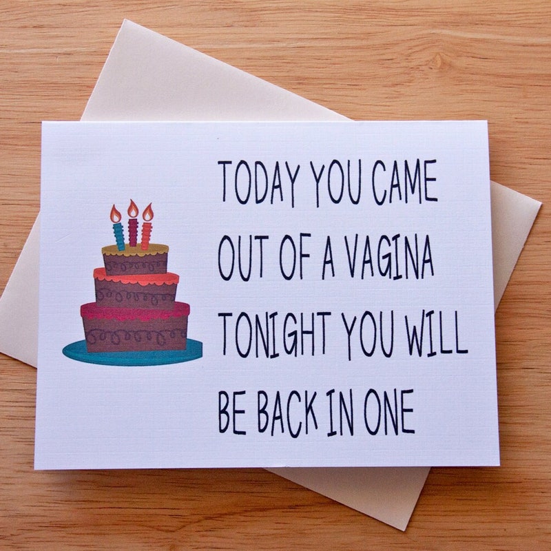 Sexy Birthday Card - Etsy
