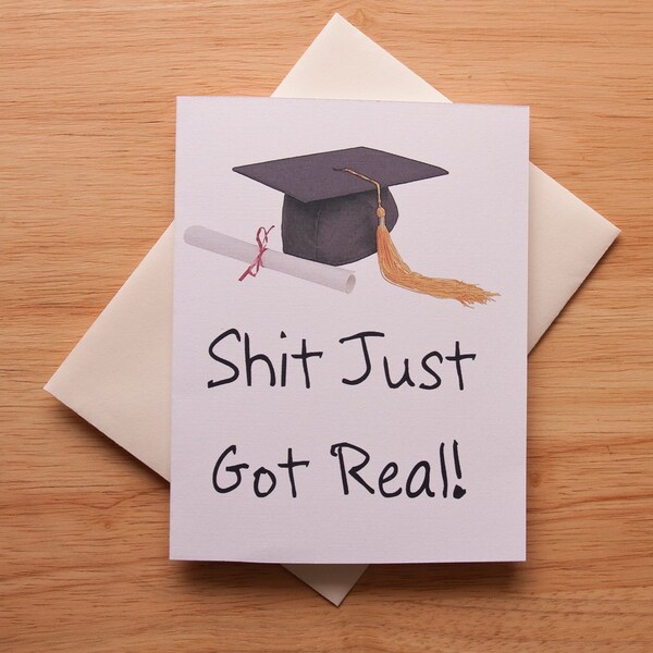Funny Grad Card - Etsy