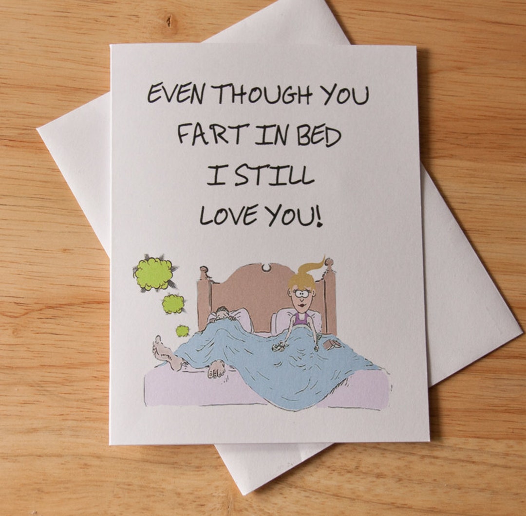 Love Card for Boyfriend, Fart Card, Gift for Him, Naughty, Funny ...
