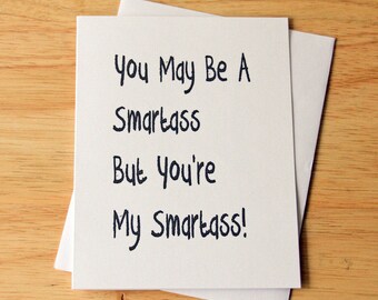 Smart Ass Card - Etsy