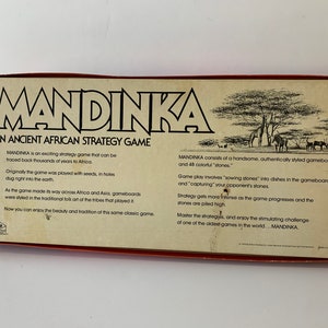 Vintage Mandinka Game, Ancient African Strategy Game, Retro Game ...
