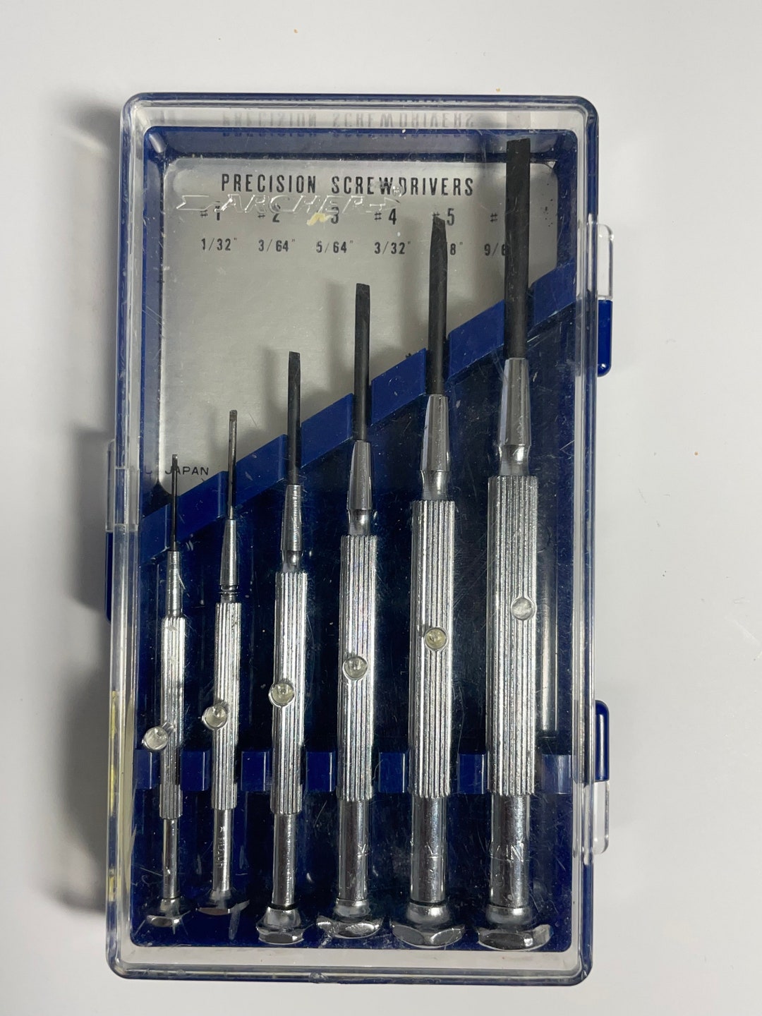Vintage Archer Flathead Precision Screwdriver Set Glasses Watch Repair ...