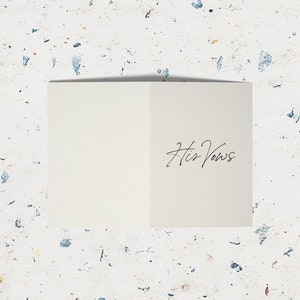 His Vows Her Vows Cards Personal Wedding Vow Cards 100% - Etsy