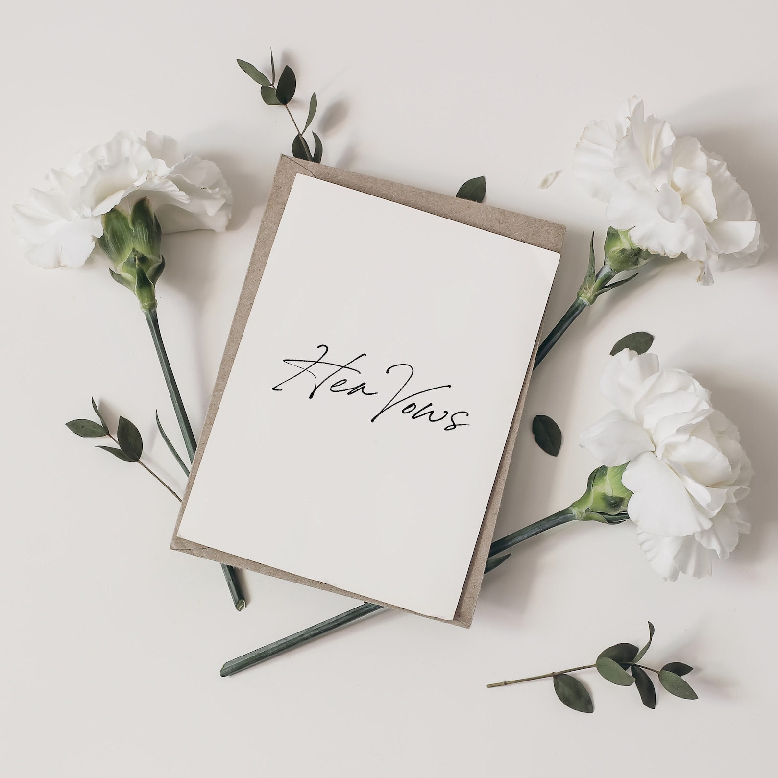 His Vows Her Vows Cards Personal Wedding Vow Cards 100% - Etsy