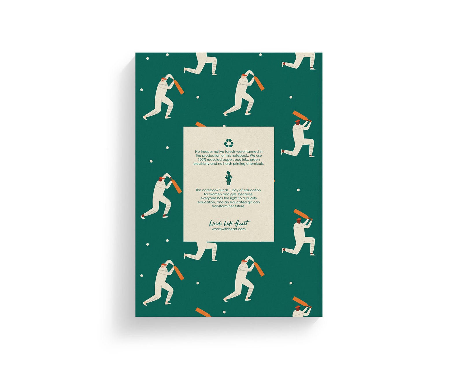 Cricket Notebook A5 Size 100% Recycled Funds Education - Etsy Australia