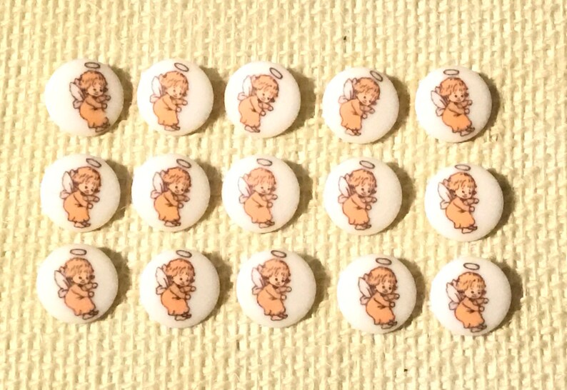 Vintage JHB angel 15 of Buttons, Great for Sewing, Decoration, Craft ...