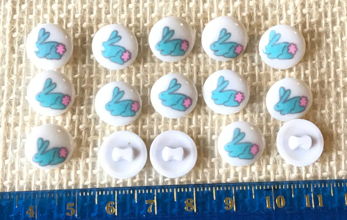 Vintage JHB Baby Rabbits 15 of Buttons Great for - Etsy