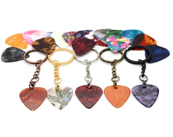 Guitar Pick Keyring | Etsy
