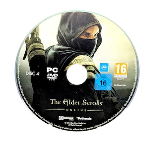 The Elder Scrolls Upcycled DVD Disc Clock Video Game Gift Idea Various ...