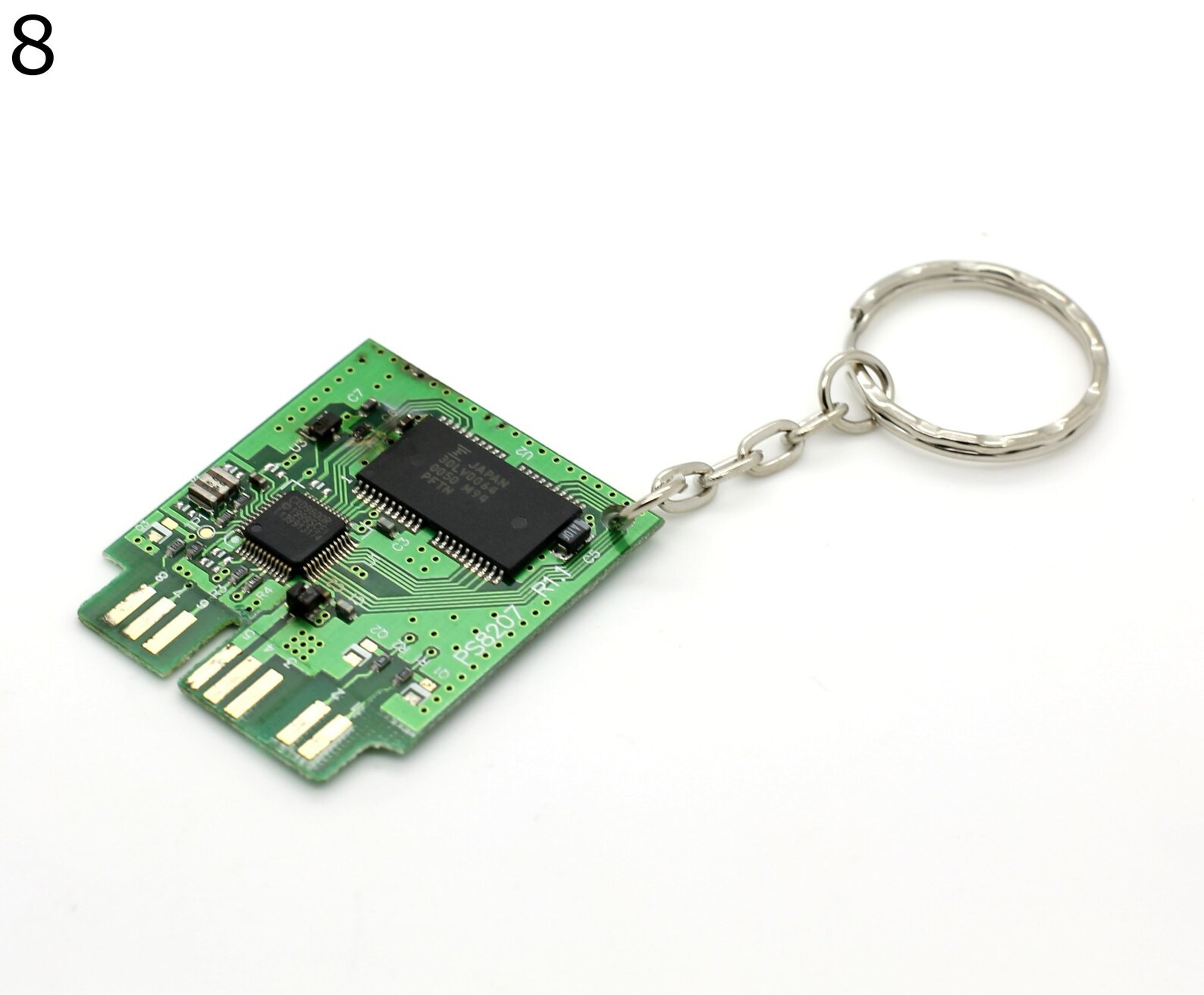 Playstation PS1 Memory Card Circuit Board Keyring Upcycled | Etsy