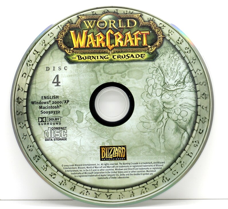 World of Warcraft PC Upcycled DVD Disc Clock Video Game Gift | Etsy