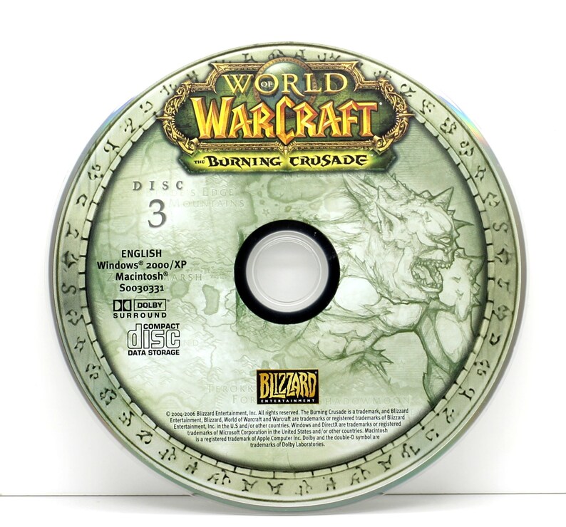 World of Warcraft PC Upcycled DVD Disc Clock Video Game Gift | Etsy