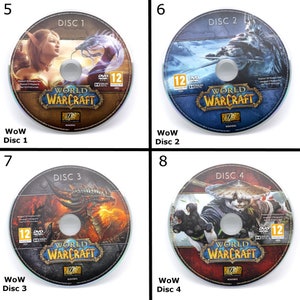 World of Warcraft PC Upcycled DVD Disc Clock Video Game Gift Idea ...