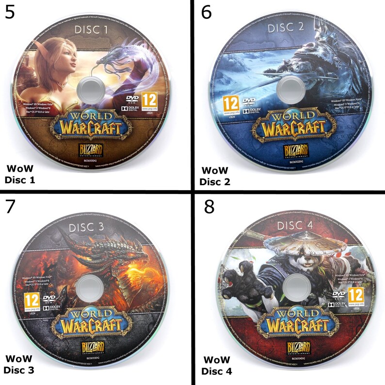 World of Warcraft PC Upcycled DVD Disc Clock Video Game Gift - Etsy