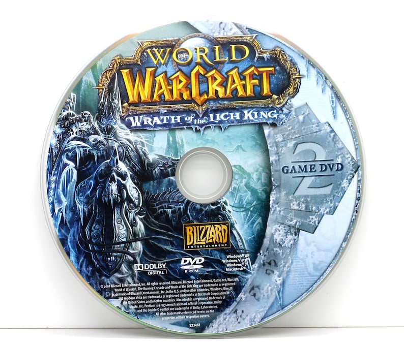 World of Warcraft PC Upcycled DVD Disc Clock Video Game Gift | Etsy