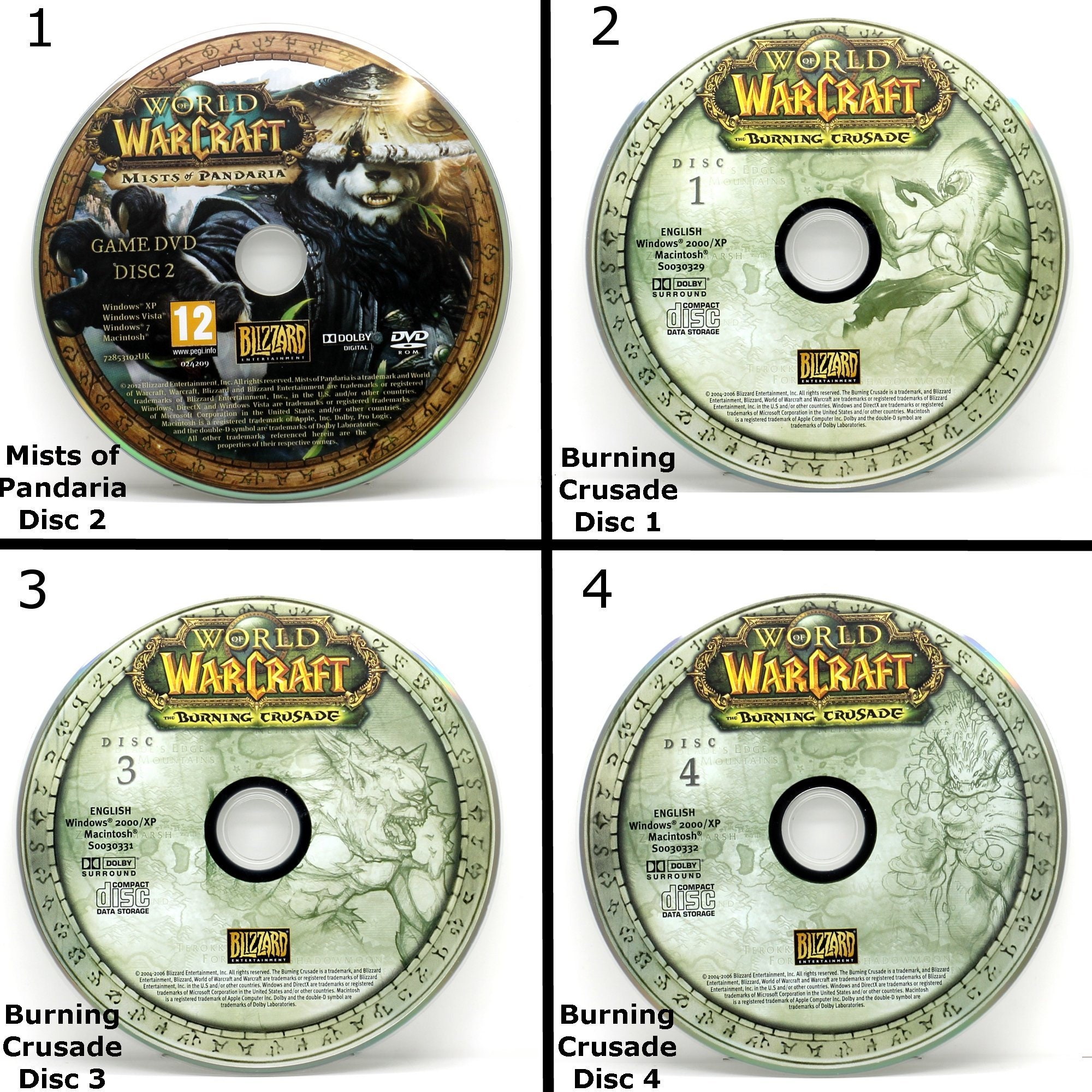 World of Warcraft PC Upcycled DVD Disc Clock Video Game Gift - Etsy