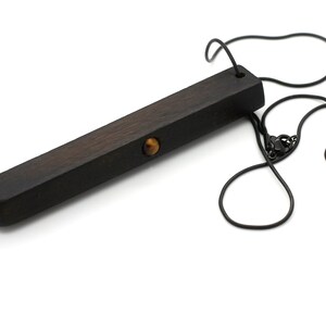 Reclaimed Antique Real Wood Piano Key With Tigers Eye on Black ...