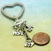 Love Joy Hope Heart Shaped Keyring - Etsy