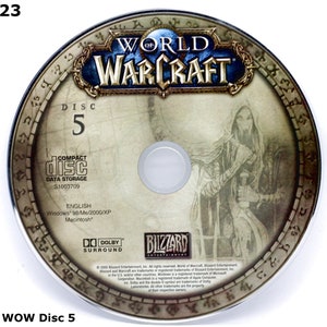 World of Warcraft PC Upcycled DVD Disc Clock Video Game Gift Idea ...