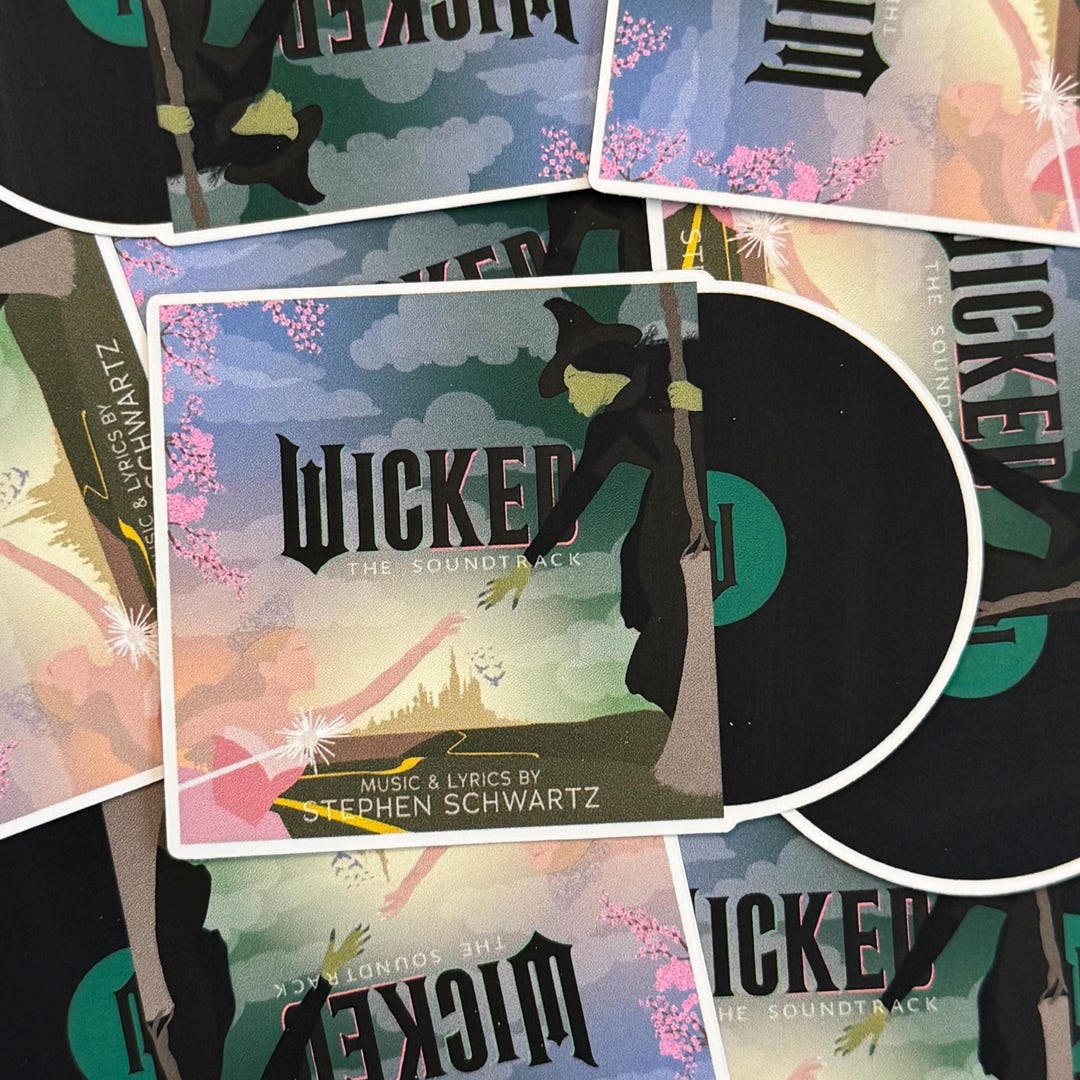 Wicked Movie Album Cover | Sticker - Etsy