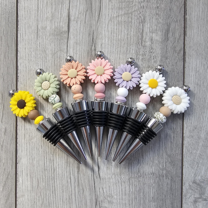 Flower Wine Stopper - Etsy