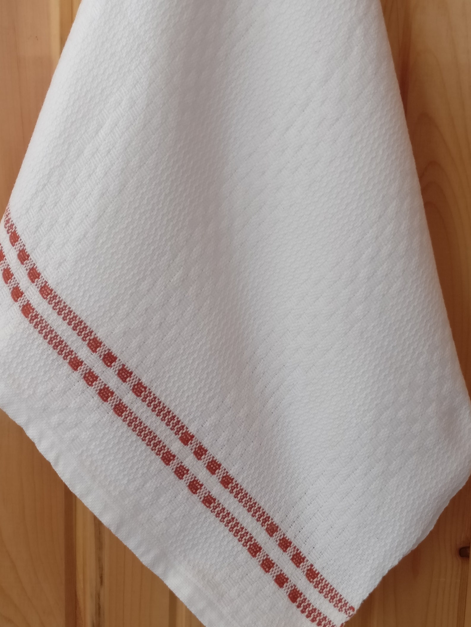 HANDWOVEN TEA TOWELS White Kitchen Towels 100% Cotton | Etsy