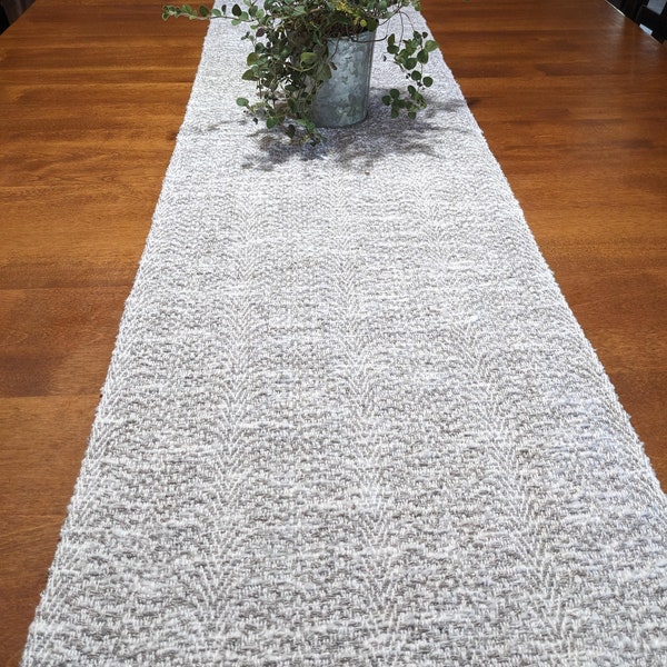 Grey Table Runner - Etsy
