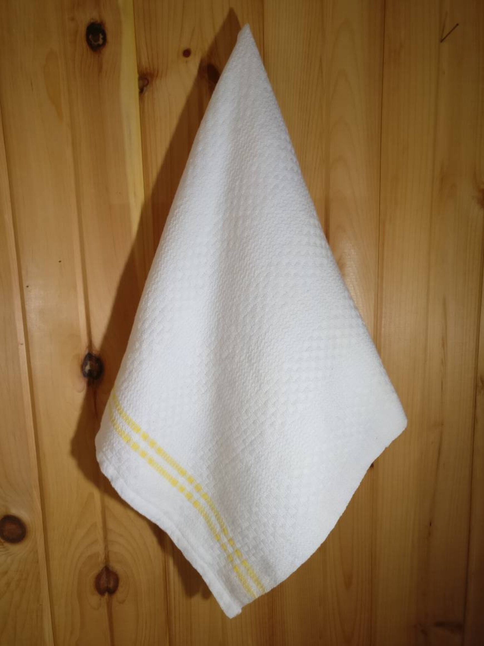 HANDWOVEN TEA TOWELS White Kitchen Towels 100% Cotton | Etsy