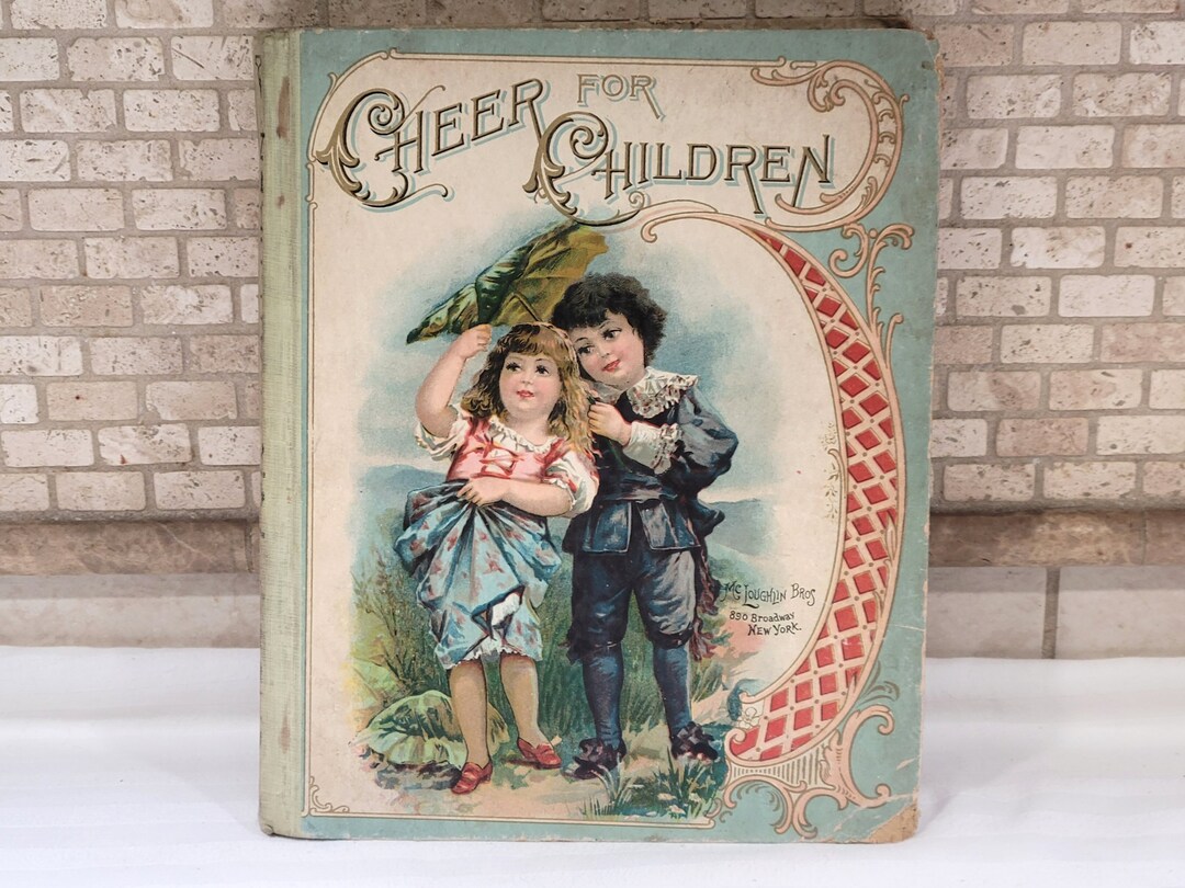 Antique Cheer for Children Book C1895 Hardcover Victorian - Etsy