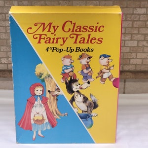 Children's Classic Fairy Tales Pop-up Books 4-book Set in Case 1988 - Etsy