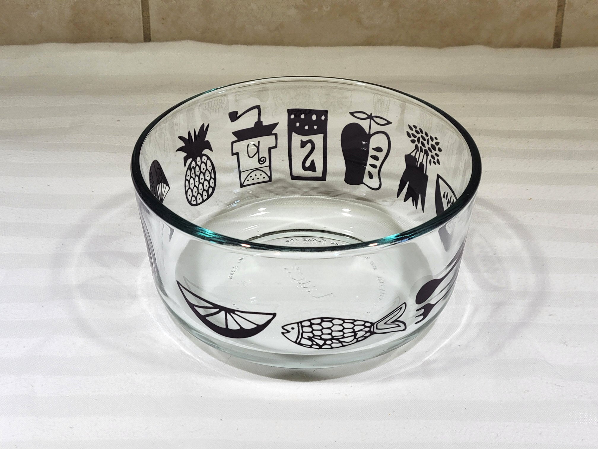 Pyrex Bowl Purple Food Kitchen Design 1 Qt./4 Cups Mod - Etsy