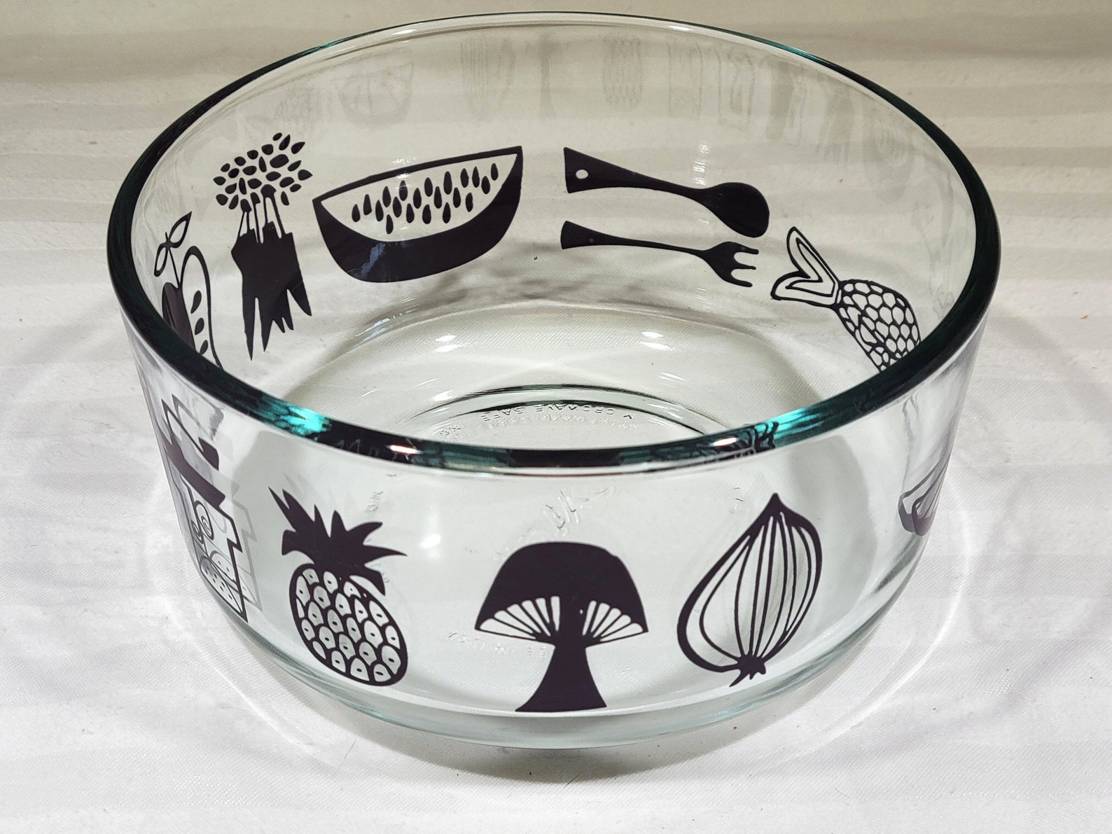 Pyrex Bowl Purple Food Kitchen Design 1 Qt./4 Cups Mod - Etsy