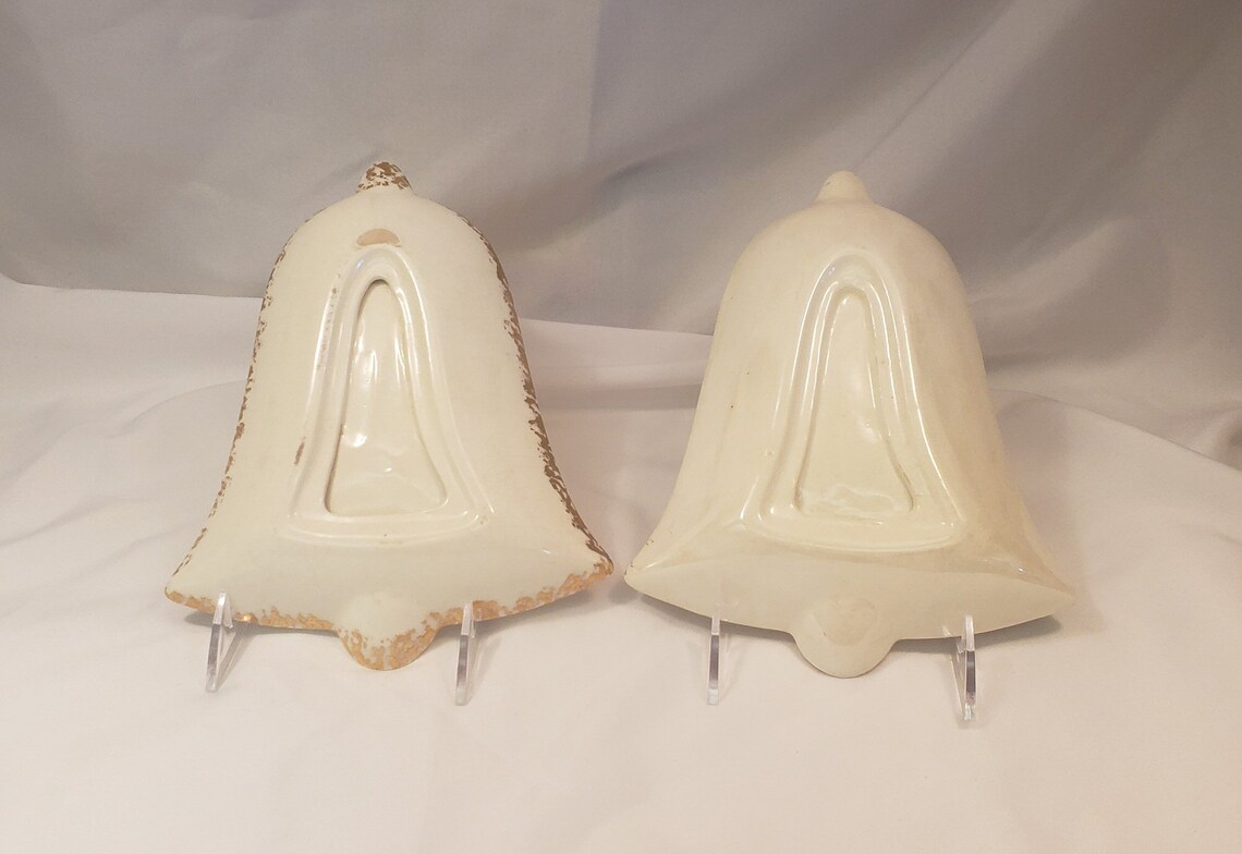 Vintage Ceramic Bells 60s Dishes Snack Trays Ashtrays - Etsy