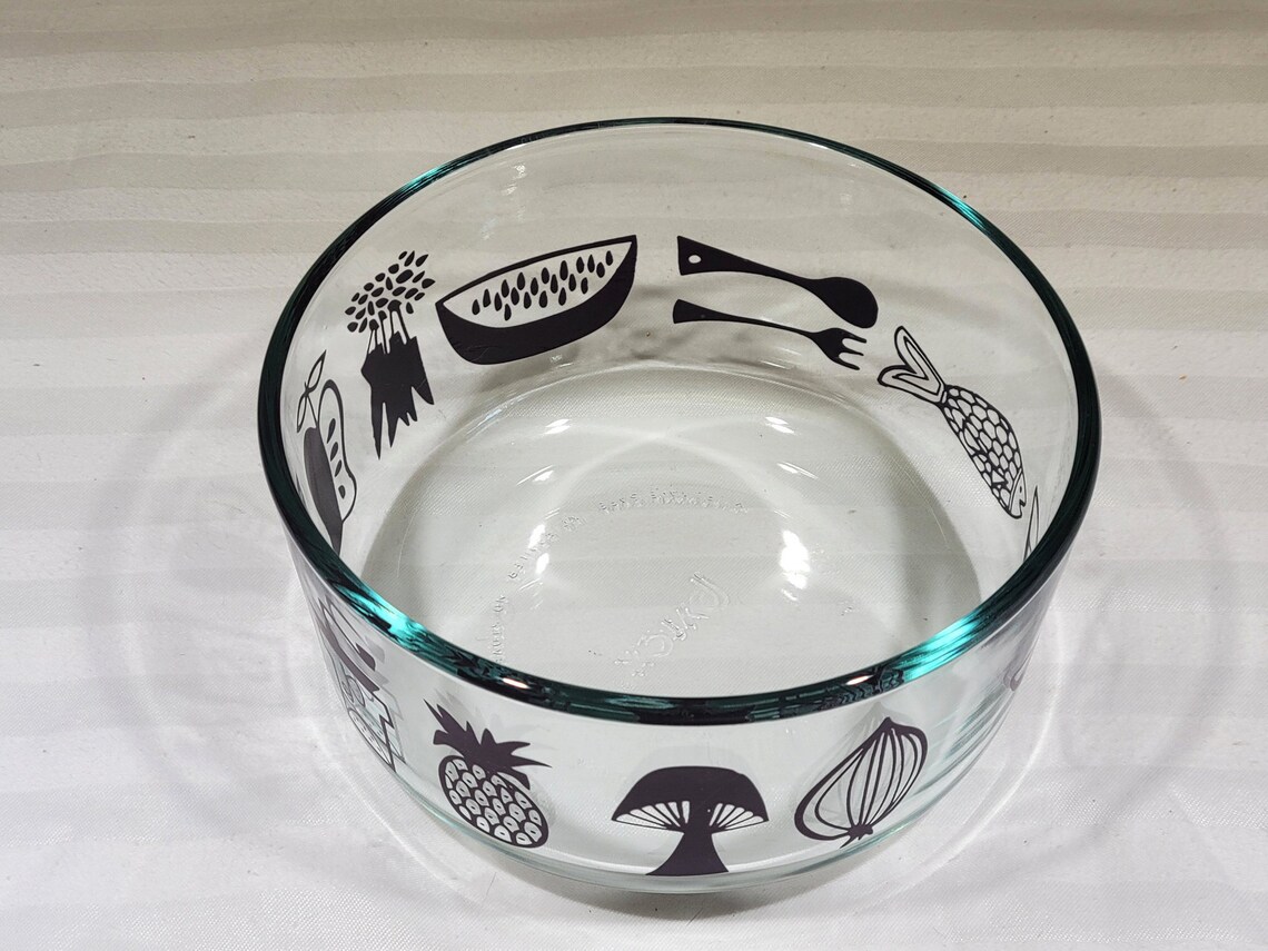 Pyrex Bowl Purple Food Kitchen Design 1 Qt./4 Cups Mod - Etsy