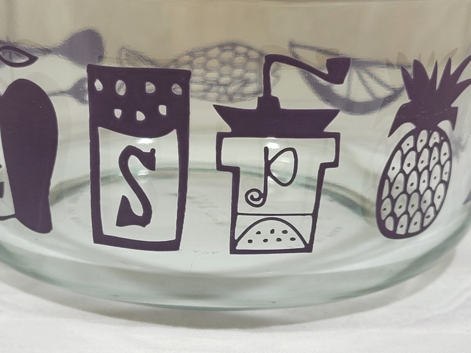 Pyrex Bowl Purple Food Kitchen Design 1 Qt./4 Cups Mod - Etsy