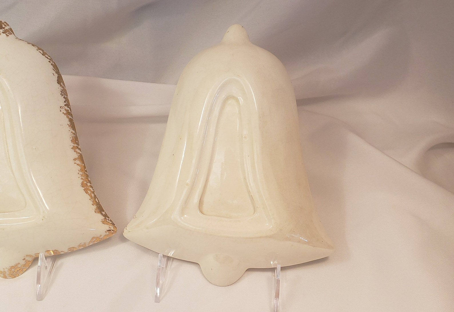 Vintage Ceramic Bells 60s Dishes Snack Trays Ashtrays - Etsy