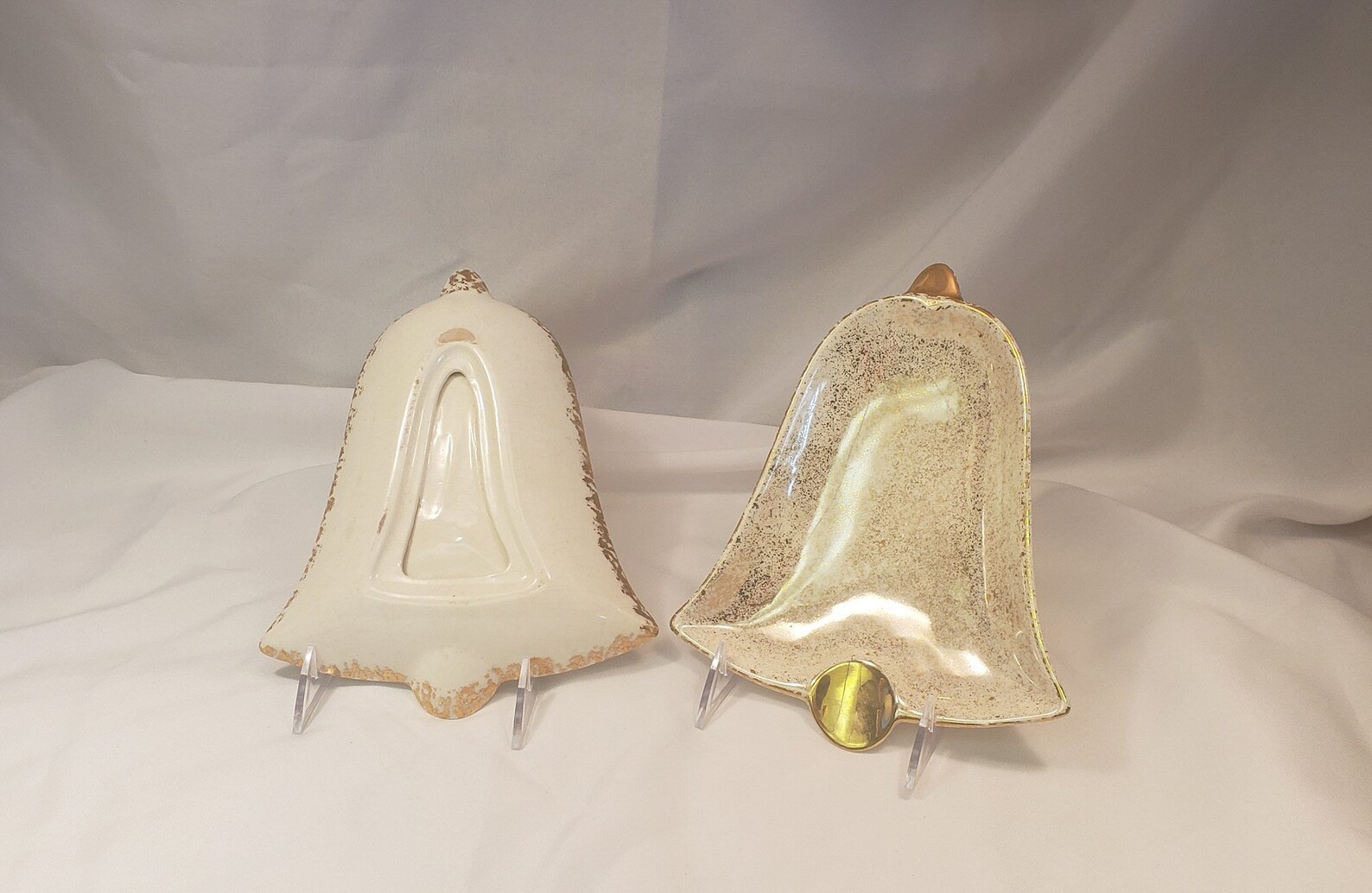 Vintage Ceramic Bells 60s Dishes Snack Trays Ashtrays - Etsy