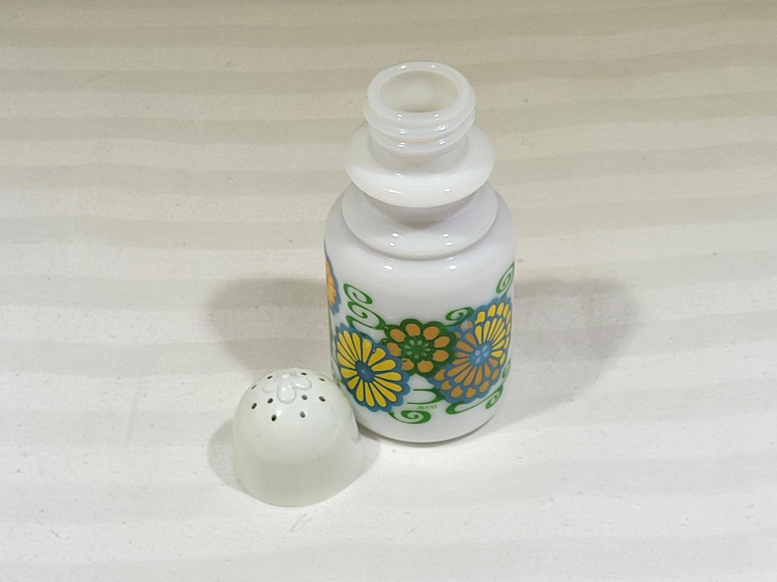 Vintage Avon Shaker Bottle 70s Groovy Design - Etsy