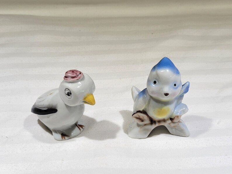 Vintage Small Bird Figurines 40s Made in Japan - Etsy