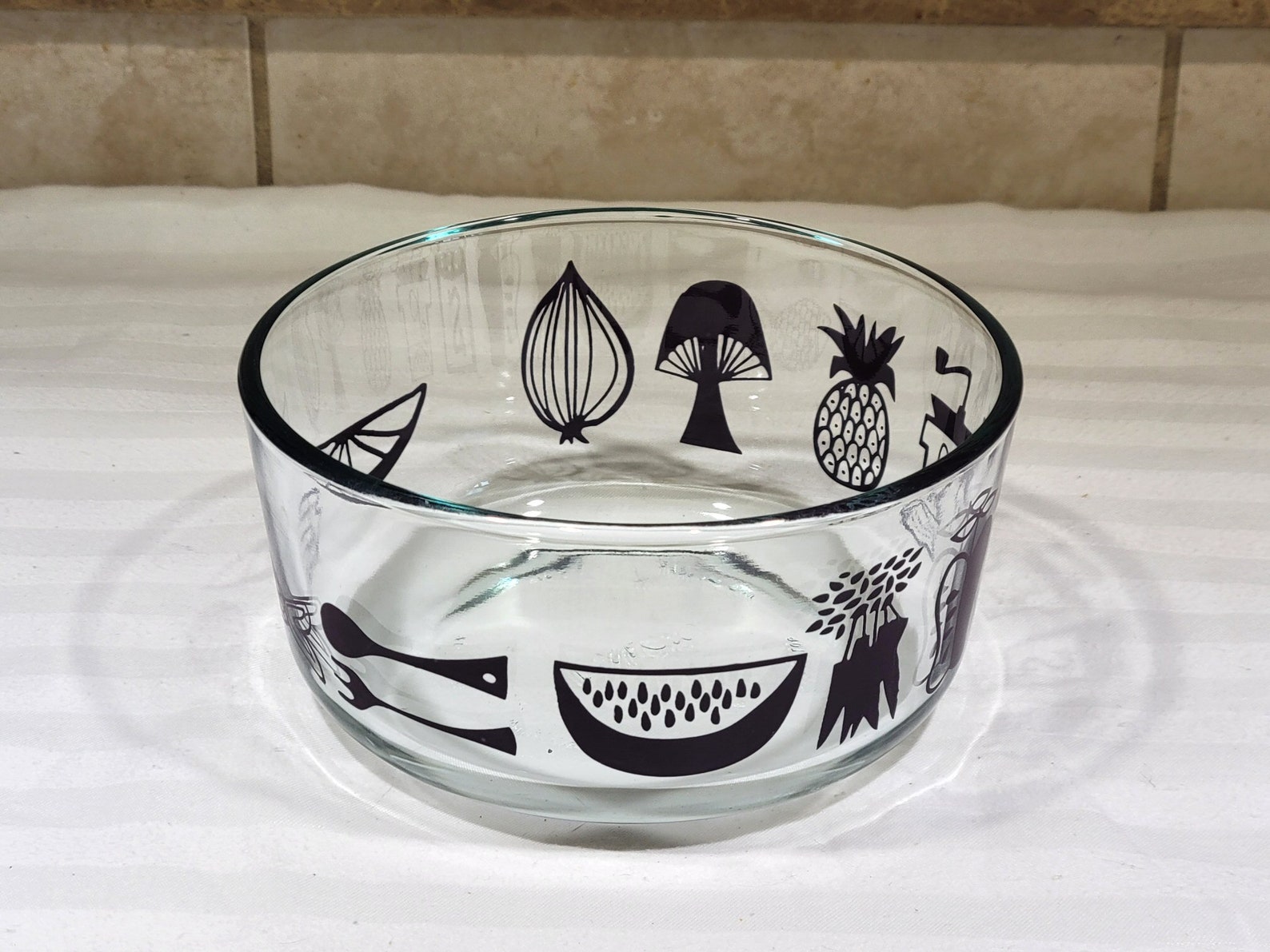 Pyrex Bowl Purple Food Kitchen Design 1 Qt./4 Cups Mod - Etsy