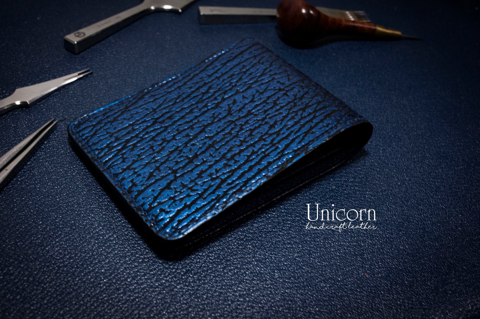 Genuine Shark Wallet, Men's Leather Wallet., Personalized Leather ...
