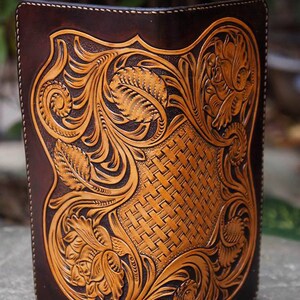 Leather Long Wallet, Sheridan Carving, Carving Leather, Sheridant ...