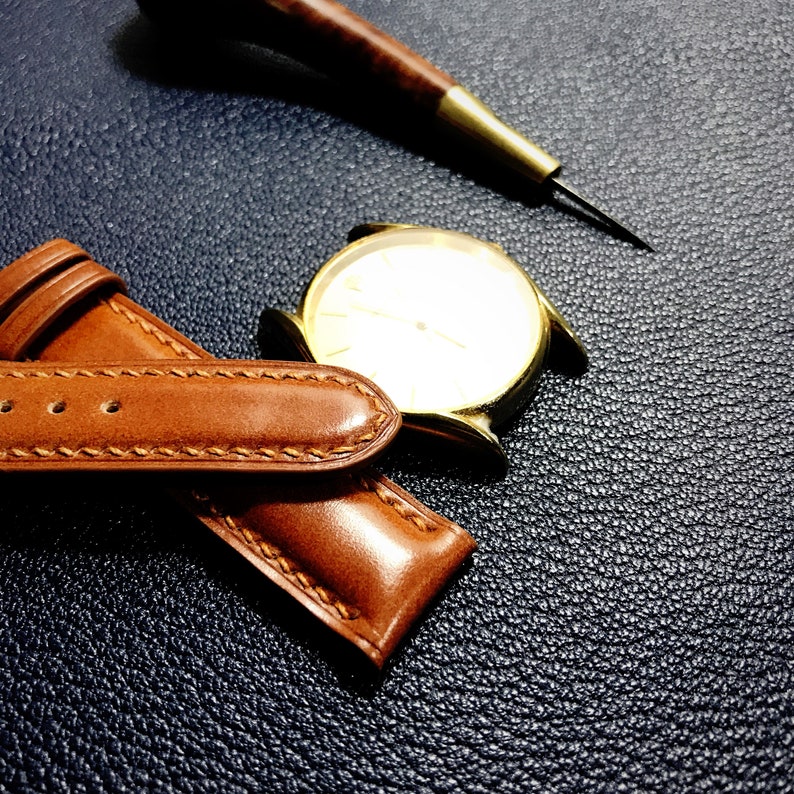 Handmade Shell Cordovan Watch Strap Leather Shell Cordovan - Etsy