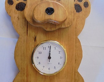 Teddy Bear Wall Clock - Etsy
